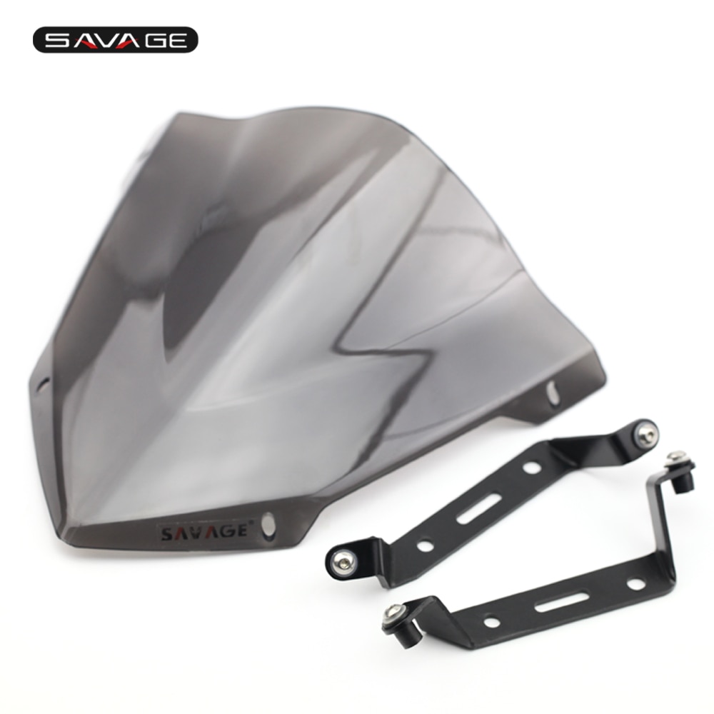Windshield Pare-brise For YAMAHA MT07 MT-07 MT 07 FZ07 FZ-07 2018 2019 ...