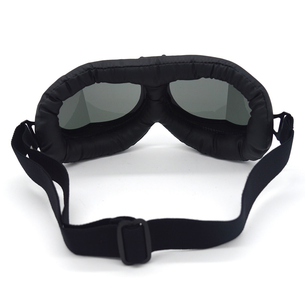 evomos Motorcycle Goggle WWII Vintage Retro Goggles Pilot Biker Cycling ...