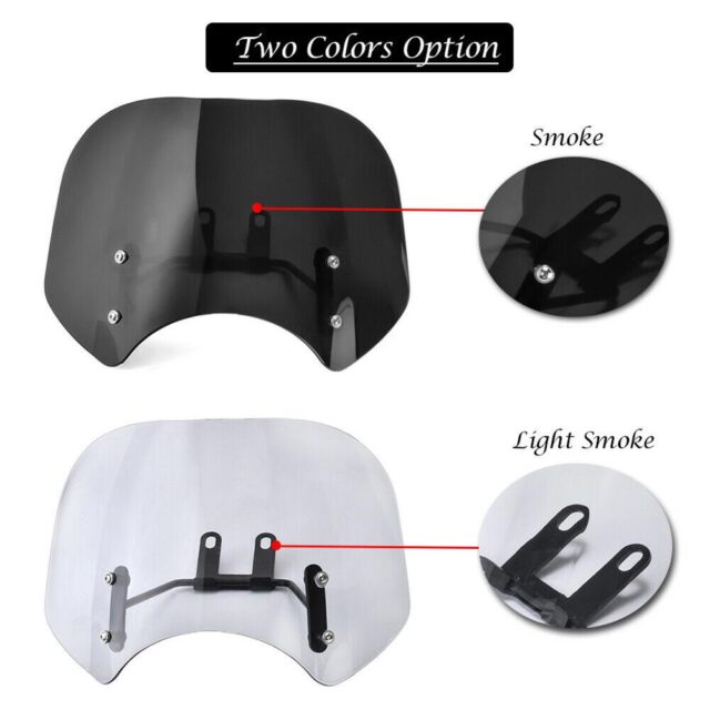 For 2018 2019 2020 Honda Rebel CMX 500 300 Windscreen Windshield Wind ...