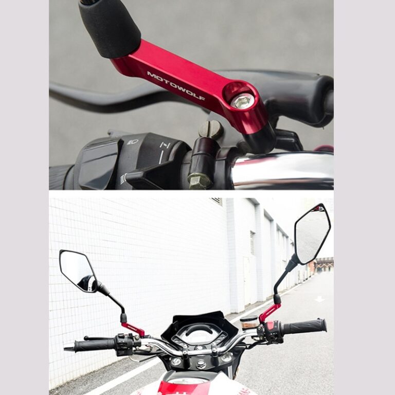 Motorcycle Rearview Mirror Extension Mount Bracket Holder Universal 8